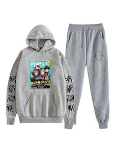 YouTownEU Set tuta Jujutsu Kaisen con cappuccio e Joggers Costume ...