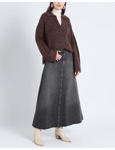 Maglieria con spalle scoperte oversize oro, Inverno 2025/2026 - Stileo.it