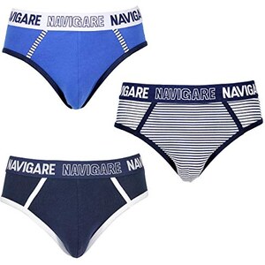 NAVIGARE Underwear Moda Intimo Mutande Slip Uomo Cotone Elasticizzato 6 ...