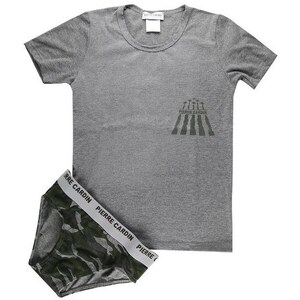 Pierre Cardin Completo Intimo Bambino - 2 Pezzi Slip Grigio Taglia 09/ ...