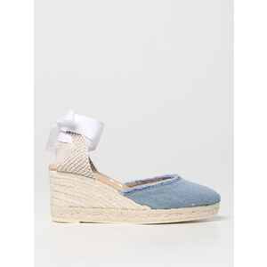 Espadrillas con zeppa Manebì in denim - Stileo.it