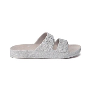 Cacatoes Do Brasil `Trancoso` Flat Sandals In Pvc With Glitter - Stileo.it