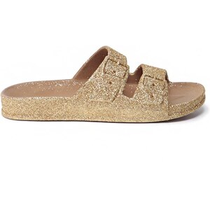 Cacatoes Do Brasil `Trancoso` Flat Sandals In Pvc With Glitter - Stileo.it