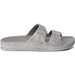 Cacatoes Do Brasil `Trancoso` Flat Sandals In Pvc With Glitter - Stileo.it