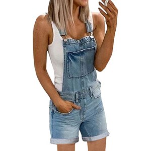 Onsoyours Tuta di Jeans Donna Tuta di Jeans Tuta Salopette di Jeans ...