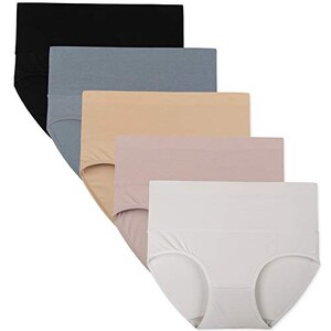 INNERSY Mutande Donna Cotone Vita Alta Intimo Supporto Addominale Slip ...