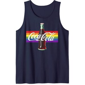 Coca-Cola Pride Rainbow Panel Bottle Logo Canotta - Stileo.it