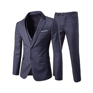 Cloudstyle Abito 3 Pezzi da Uomo Completo da Uomo Formale da Lavoro ...