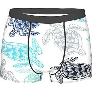 917 Boxer A Pantaloncino da Uomo Modello retrò Tartaruga Marina Mutande ...