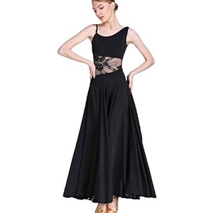 YDHTIZ Sala da ballo Abiti Senza Maniche Moderno Valzer Danza Costume ...