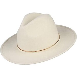 GEMVIE Cappello a Tesa Larga Donna Lana Cappello Bombetta Donna ...