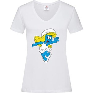 NOOO T-Shirt Puffetta Maglietta Puffi Cartoons 80 Maglia Smurf Vintage ...