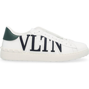 Sneaker Valentino Garavani Open in vitello con stampa logo VLTN - Stileo.it