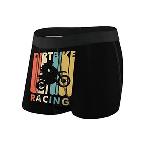 874 Uomo Intimo Moto da Cross d'Epoca Boxer Shorts Uomo Elastico ...