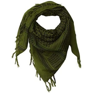 Aonal Sciarpa militare in 100% cotone, stile Shemagh Kefiah tattica da ...