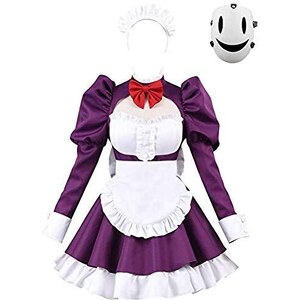 xHxttL High Rise Invasion Cosplay Maid Costume con Sniper White Smile ...