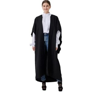 GraduatePro Toga Laurea Aperta Donna Uomo Costume università Master ...