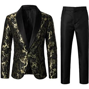 rtdgcv Tuta da viaggio da uomo, business, formale, laurea, casual, elasticizzato, slim fit ...