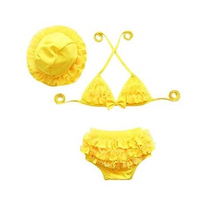 Jimmackey- Bambina Bambine Costumi da Bagno 3pcs Bikini Set ...