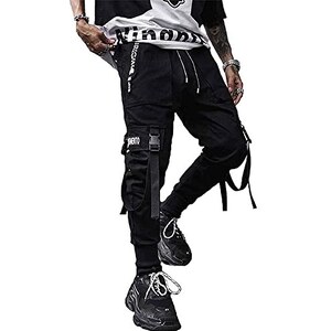 XYXIONGMAO Pantaloni da jogging da uomo Techwear Hip Hop Harem ...