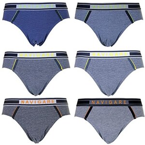 Navigare 6 Slip Uomo Underwear Mutanda Intimo Elasticizzato Elastico ...