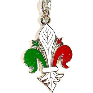 FIRENZE Portachiavi Simbolo del Giglio Bottonato - Souvenir e Oggetto ...