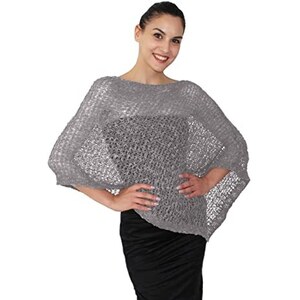 creazioni unique Poncho Pop Coprispalle da Donna Elegante da Cerimonia ...