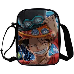 WANHONGYUE Anime One Piece Monkey D Luffy Borsa a Tracolla Borse a ...