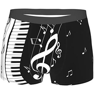 Lsjuee Slip Boxer da Uomo Tasti di Pianoforte alla Moda con Stampa di ...