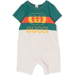 Gucci Kids Tutina con stampa - Toni neutri - Stileo.it