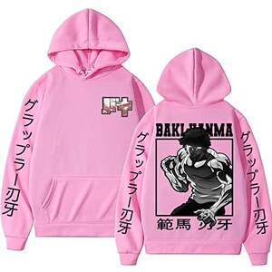 dashcos The Grapper Baki Hoodies Son of Ogre Baki Hanma Pullover Casual ...