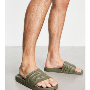 Truffle Collection - Sliders da piscina kaki a pianta larga con design ...