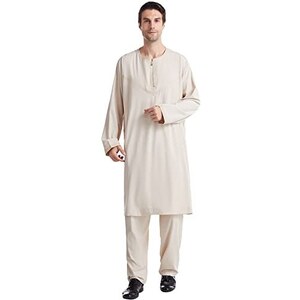 Mymyguoe Abbigliamento musulmano da uomo, set da due pezzi, Middle East ...