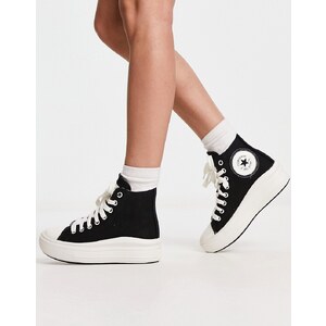 Converse - Chuck Taylor All Star Move Hi - Sneakers alte nere con ...