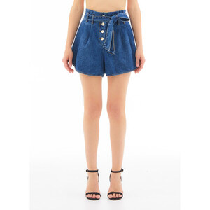 LIUJO Liu Jo Short A Farfalla In Denim Leggero - Stileo.it