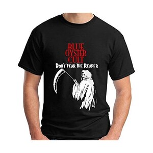 SANSHU BOC Blue Oyster Cult Reaper Logo Black T-Shirt Black S - Stileo.it