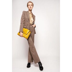 Pinko Abha 3 Pantalone Punto Stoffa Pied De Poule - Stileo.it