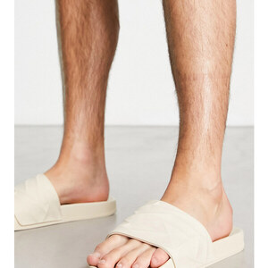 Truffle Collection - Sliders da piscina color crema a pianta larga con ...