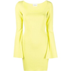 P.A.R.O.S.H. Abito con scollo a U - Giallo - Stileo.it