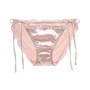 inhzoy Mutandine in Raso da Donna Slips Briefs con Lacci Underwear ...