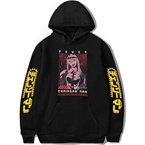 acsefire Chainsaw Man Hoodie Power Top Devil Power Pullover Chainsaw ...