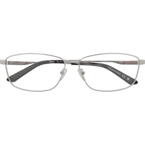 Balenciaga Eyewear Occhiali rettangolari con logo inciso - Argento ...