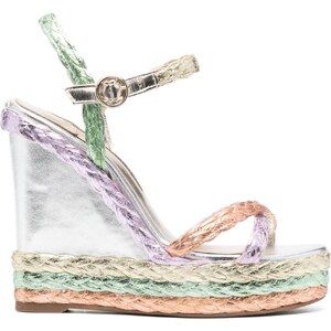 Sophia Webster Sandali Ines con zeppa - Viola - Stileo.it