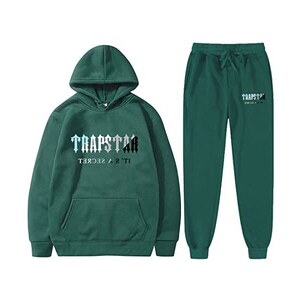 NIUHE Tuta Trapstar London Shooters per Uomo 2 Pezzi Tuta Sportiva ...