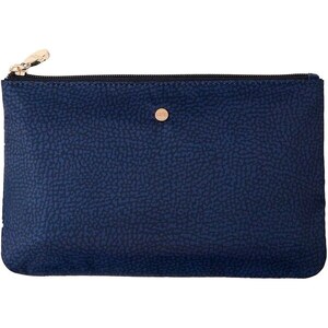Borbonese Pochette Large in pelle e nylon - Stileo.it