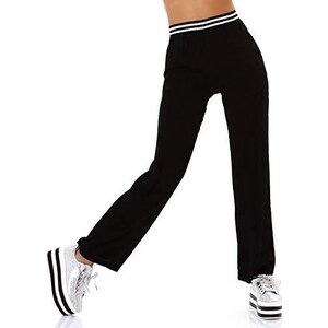 Jela London Pantaloni da donna per il tempo libero con paillettes a ...
