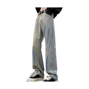 CUTeFiorino Jeans da uomo Comfort Stretch Denim Straight Leg Baggy ...