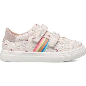 Sneakers da bambina rosa con unicorni e fascia arcobaleno Le scarpe di ...