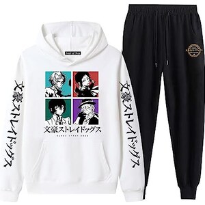 dashcos Bungo Stray Dogs Hoodie&Pants Osamu Dazai Pattern Ranpo Edogawa ...