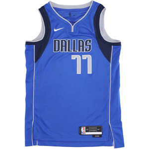 Nike Dallas Mavericks Icon Edition 2022/23 Blu Canotte Uomo - Stileo.it